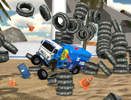 Semi Truck Jumping Game - Play Online Semi Truck Jumping Game on Hole ...